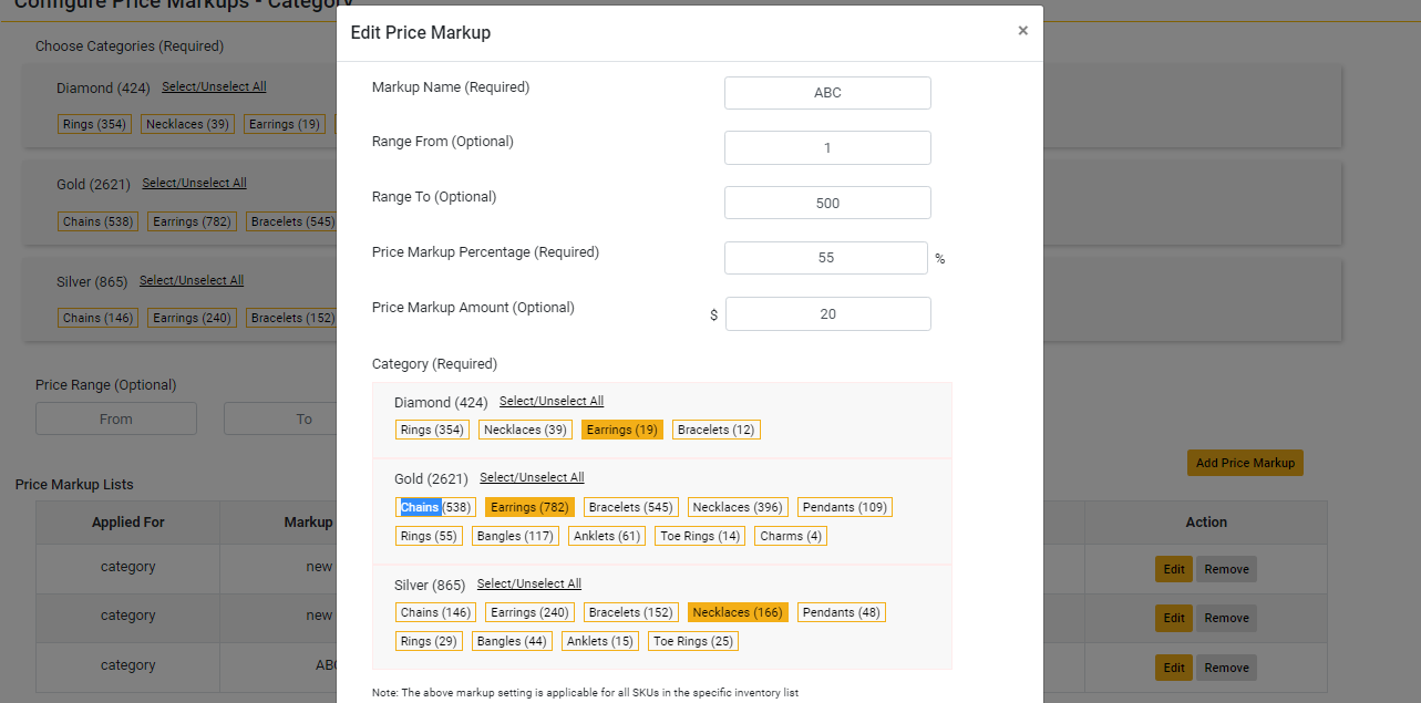 How to manage your Price Markup – RichardCannonJewelry