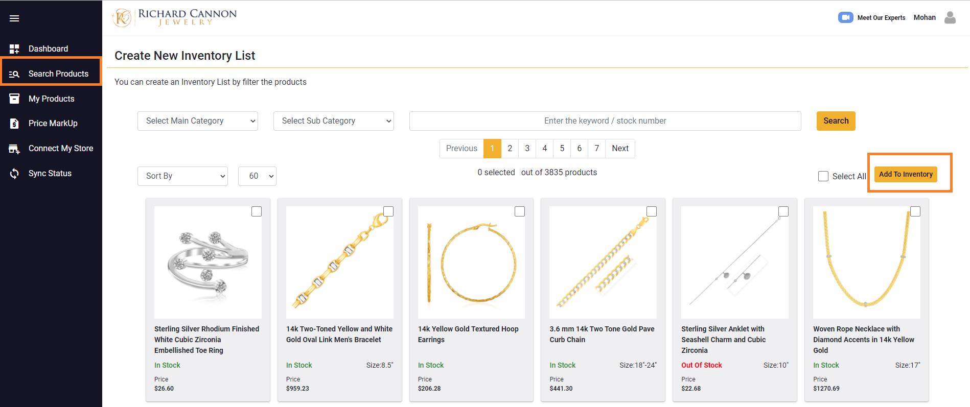 How to download Inventory feed in Dropship platform in CSV file format ...